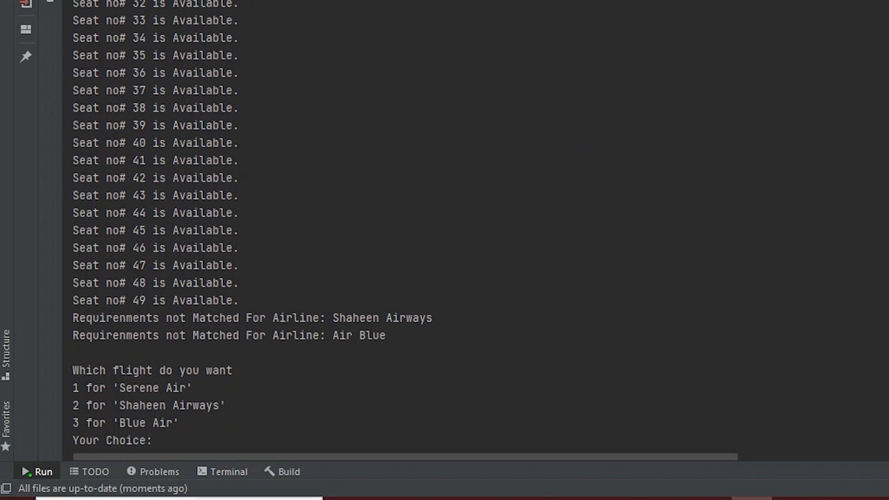 FLIGHT MANAGEMENT SYSTEM | JAVA PROJECT | DEMONSTRATION