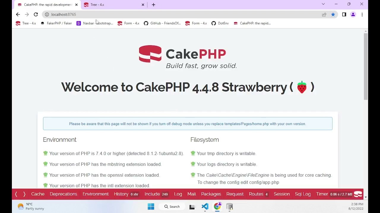CakePHP 4 - Using the Tree Behavior to create a Bootstrap 5 menu