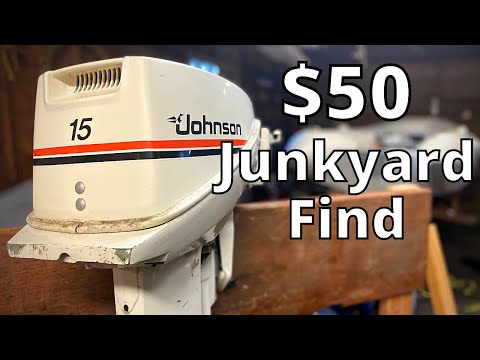 $50 Junkyard Outboard - Will it run? | How To Fix a 15hp Outboard