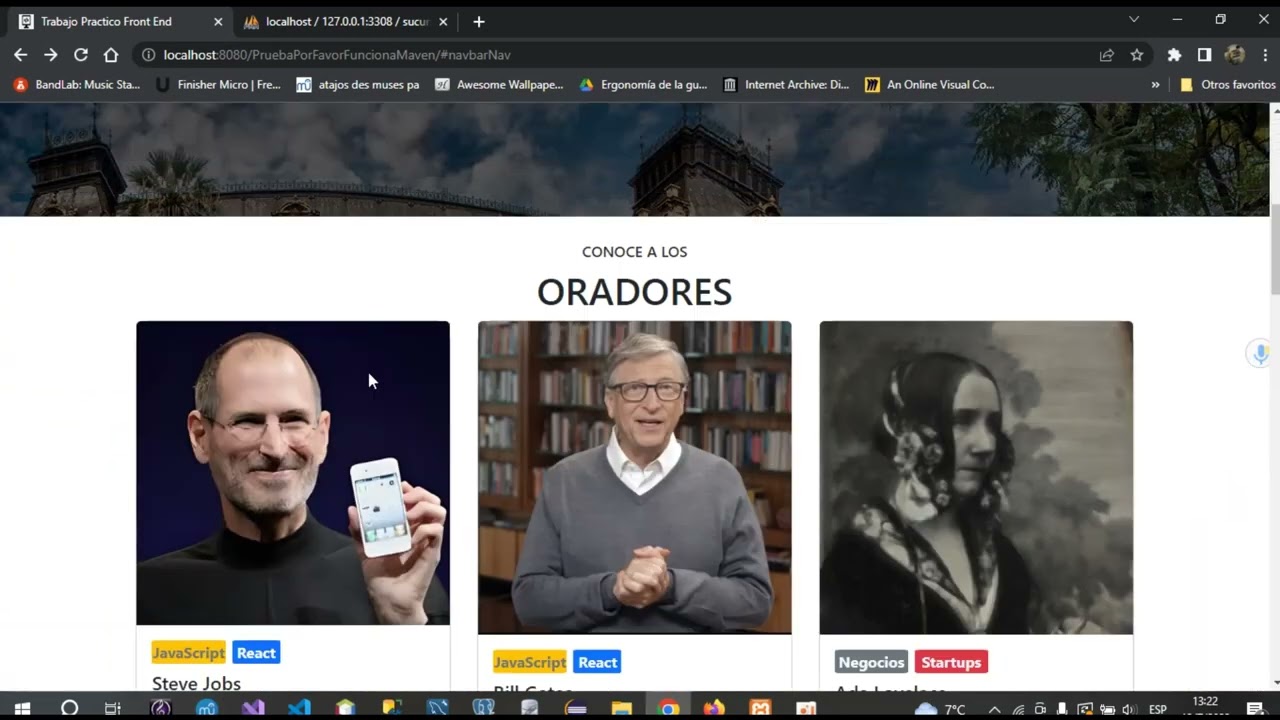 VIDEO PROYECTO FINAL JAVA FULL STACK CODO A CODO