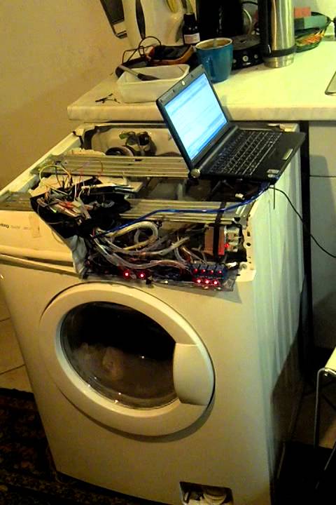 'Waschduino' Arduino washing machine project early alpha version