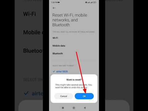 How reset wi-fi mobile network & bluetooth in poco x5 pro 5g #tech