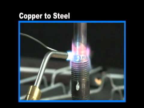 Brazing Copper to Steel with Harris Safety-Silv® 56 and the Inferno® by Harris