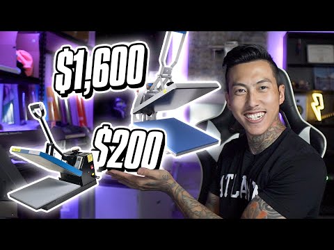 What Heat Press Should I Buy? - Heat Press Machine for Beginners - T-Shirt Heat Press Machine
