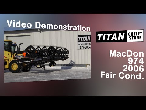 MacDon 974 - 30 ft, Air Bar (2188,2388,2588) Header-Draper For Sale