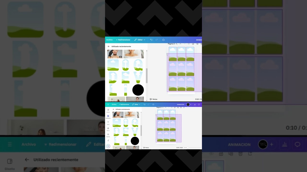 Letras doradas en Canva  #canva #tutorial #canvadesign