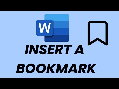 How To Insert a Bookmark In Microsoft Word