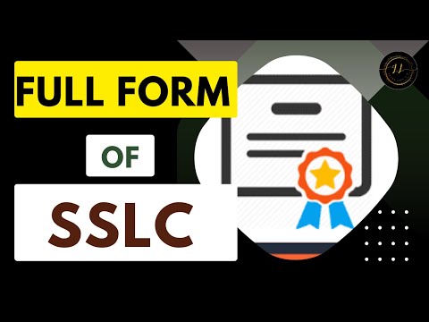 Full form of SSLC || Learn life 3.0