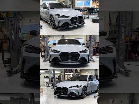 BMW G80 M3 Adro front bumper, take iphone14pro