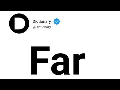 Far Meaning In English