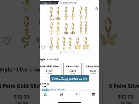 Trendy jewelry finds on amazon: style on a budget#amazonjewelry #trendyjewelry
