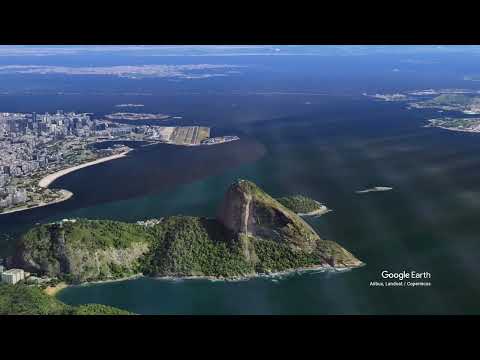 Drone Flyover Video of Rio de Janeiro Pão de Açúcar (Sugar Loaf) by Gemini AI and Google Earth