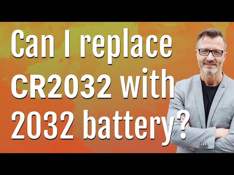 Can I replace CR2032 with 2032 battery?