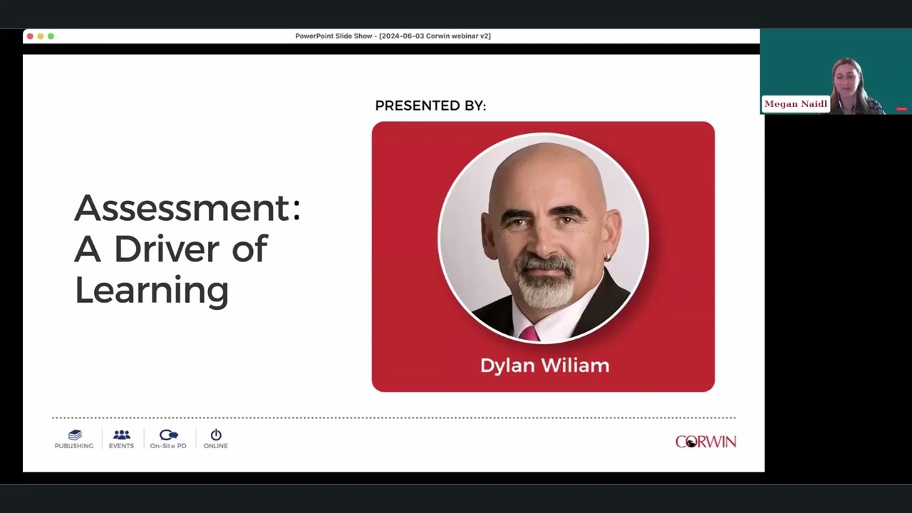 Assessment   A Driver of Learning