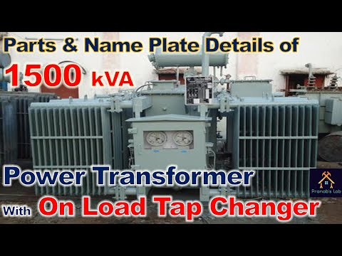 Parts of a 1500 kVA Power Transformer with On Load Tap Changer | 11 kV/415V Transformer Parts | OLTC