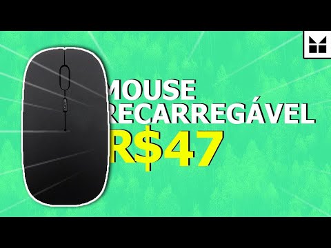 PILHAS? Nunca Mais! Mouse Recarregável sem-fio KNUP G21! Barato só R$47 | 1600 DPI