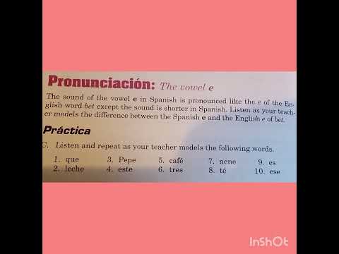 Pronouncing the letter "e" in Spanish