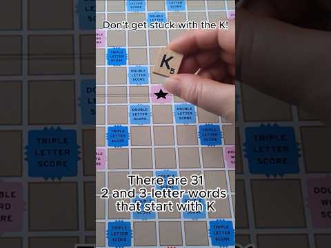 Coming soon: All of the 2 and 3 letter words that start with K (Scrabble tips)