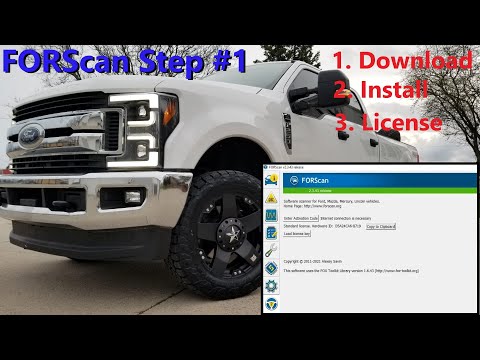 FORScan Step 1 Download, Install, and License software. What does FORScan do?