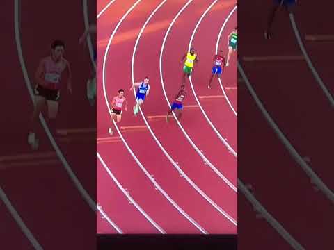 Men’s 200m semifinal 3 Erriyon Knighton