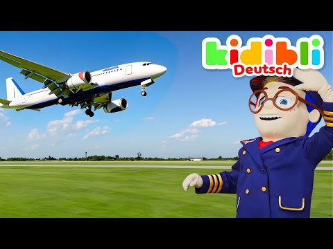 Die Kinder spielen Piloten mit Flugzeugen | Die Kinder spielen! ⛑ Kidibli