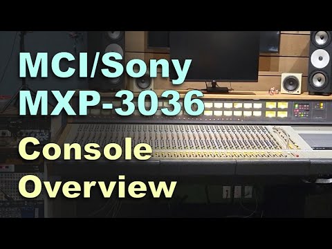 Sony MCI MXP-3036 Analog Recording Console - Fully Restored | Reverb