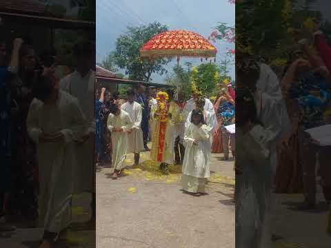 Procession of our Lady of the Rosary #feast