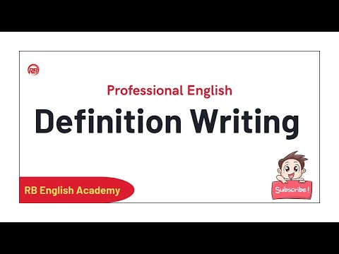 Extended Definition | Professional English | @rbenglishacademy2399