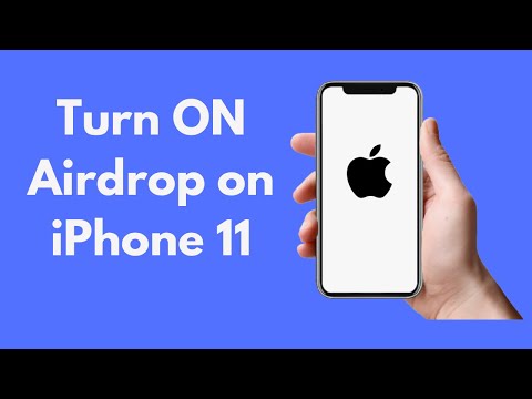 iPhone 11 : How to Turn ON Airdrop on iPhone 11 / 11 Pro / 11 Pro Max