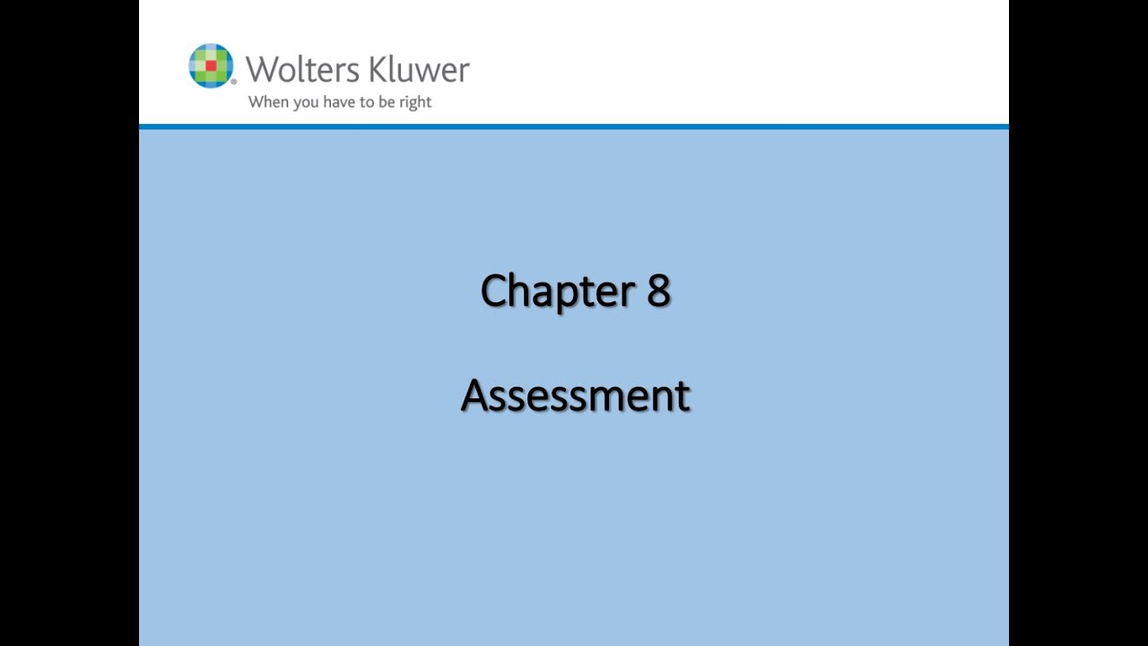 Chapter 8: Assessment