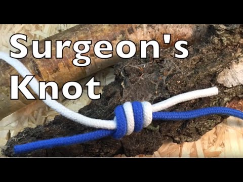 Surgeon's Knot. Easy step by step instructions.