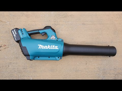 Makita Blower (Tool Only) XBU03Z, Unboxing and at work.