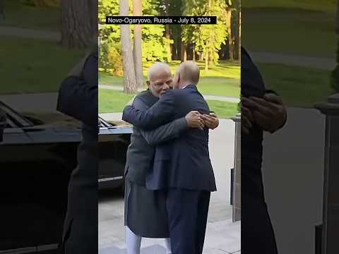 India's Modi begins historic visit to #russia #politics #shorts