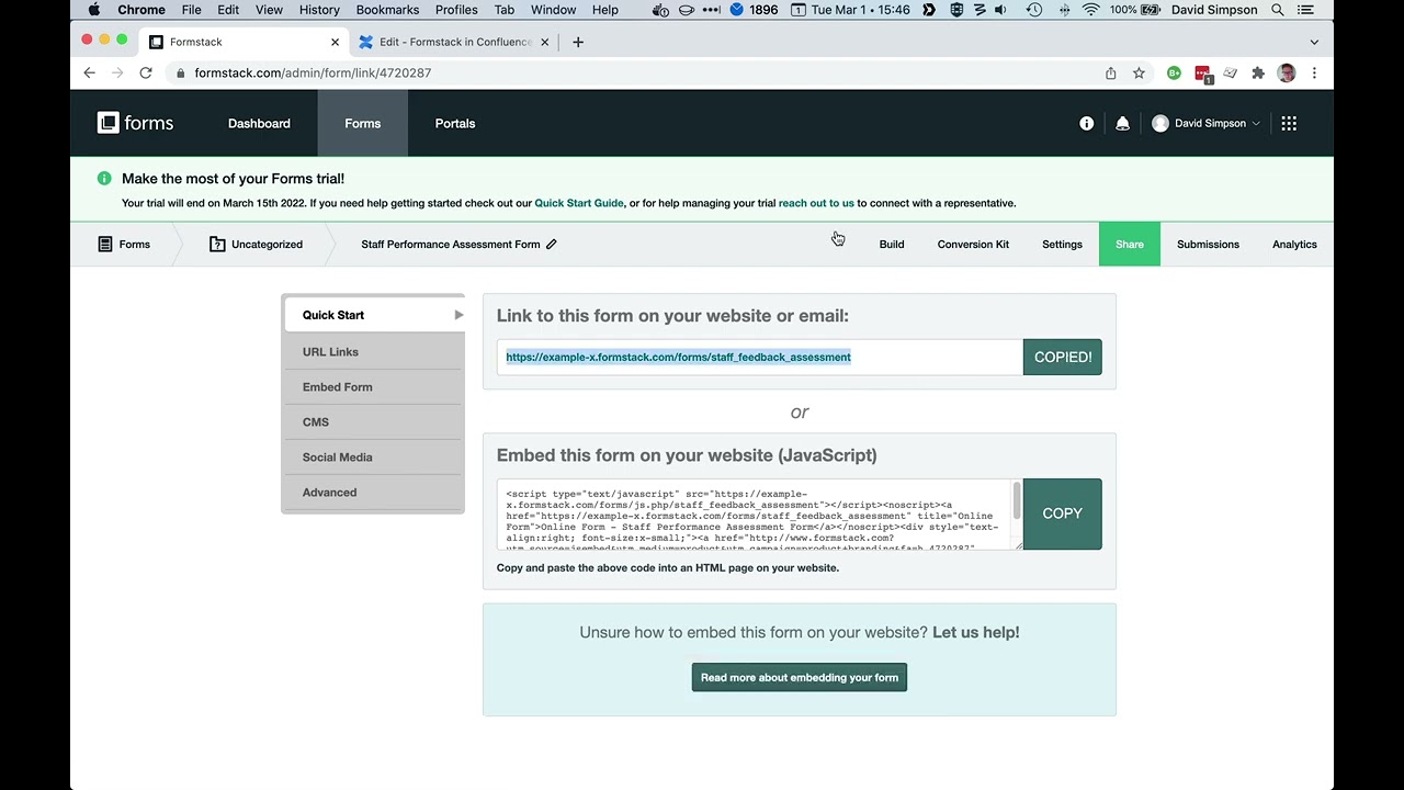 Formstack Forms – Forms & Surveys in Confluence