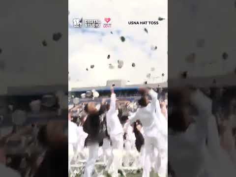 2025 USNA Hat Toss