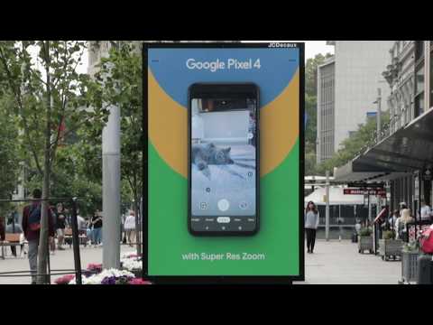 Google showcases the new Pixel 4 across street furniture in Sydney | JCDecaux Australia