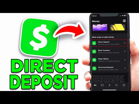 How To Set Up Direct Deposit On Cash App! - Full Guide