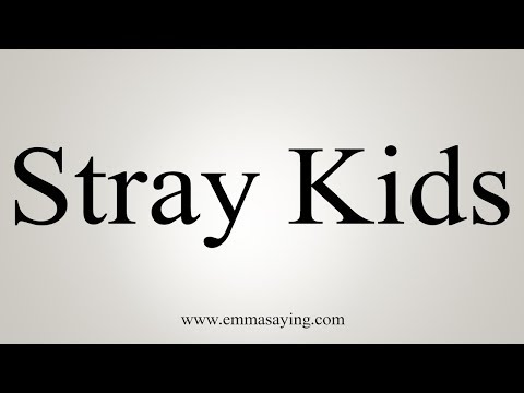 How To Pronounce Stray Kids