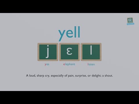 How to pronounce yell ?