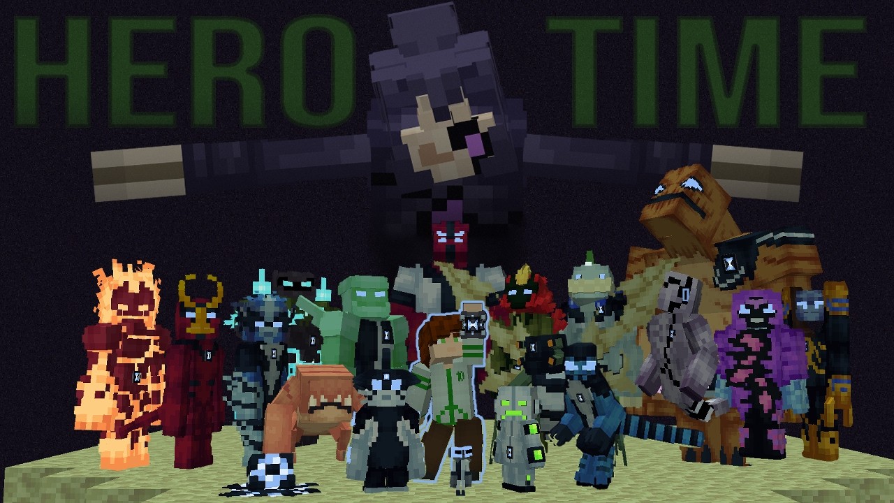 Zs'Skayr BOSS! SKILL TREES!! & MORE!!! Omnitrix in Ben 10 Minecraft! Gravestone: HeroTime Update