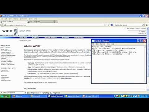 Patent Searching in WIPO