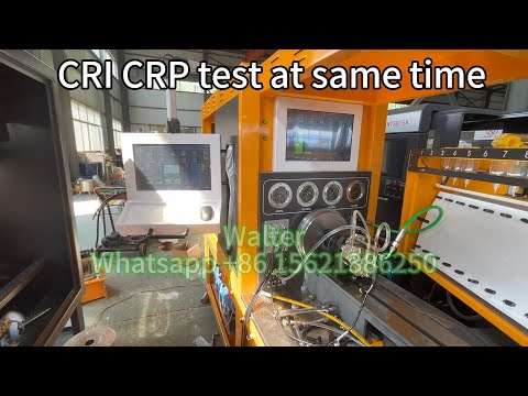 Nantai NTS815PRO test bench test 0445 common rail injector pump at same time ,two system test bench
