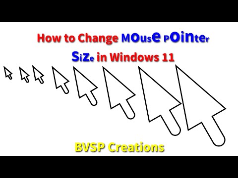 How to increase mouse pointer size in Windows 11 | How to change mouse ...