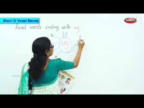 Learn Vowels | Short "U" Vowels Blends | Words Ending with "ug" | Learn Phonics for kids