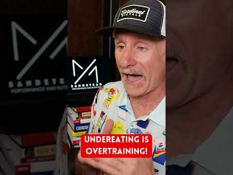 Undereating is Overtraining! #nutrition #athletetraining #endurancecoach