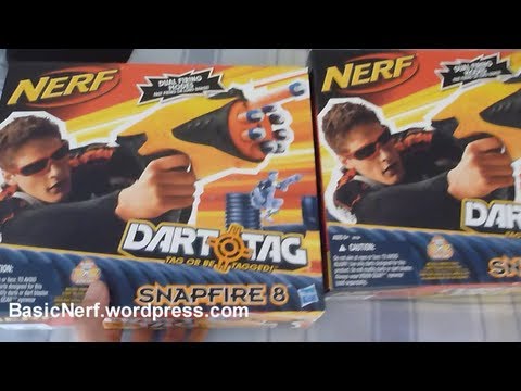 The Basic Nerf Dart Tag Snapfire 8 Unboxing/Overview/Initial Thoughts ...