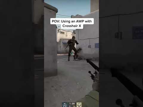 What it feels like to use Crosshair X #crosshairx #csgo #csgomoments #fivem #gtav