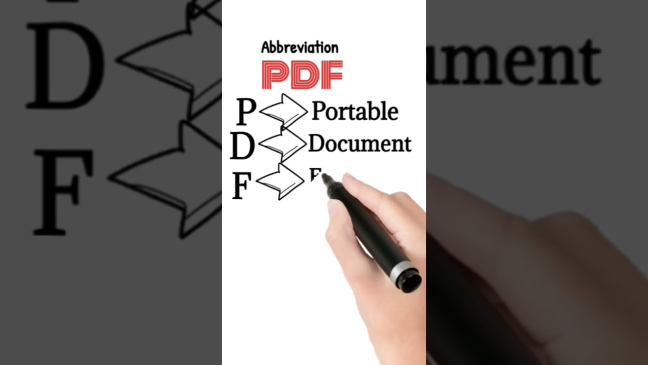 PDF abbreviation|meaning
