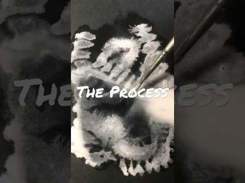 Errant Morphology VIII: The Creative Process - Abstract ink Art - Artist Matthew Zaidan