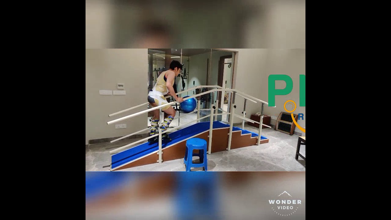 Rehabilitation Exercise staircase with ramp